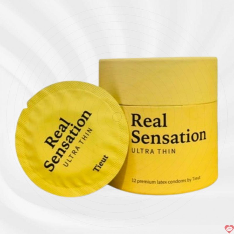 Bao Cao Su Real Sensation Siêu Mỏng Cực Đã - Hộp 12 Cái